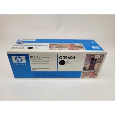 Genuine HP Q3960A Black Toner Cartridge - Black - New in Box | eBay