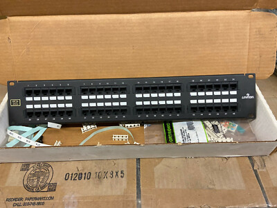 NEW Ortronics Cat5E T568A/B 48 Port Patch Panel | eBay
