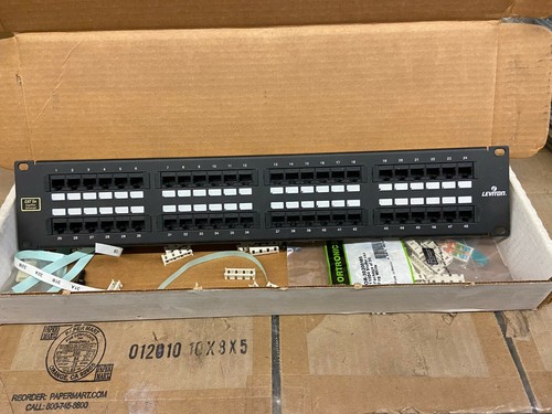 NEW Ortronics Cat5E T568A/B 48 Port Patch Panel | eBay