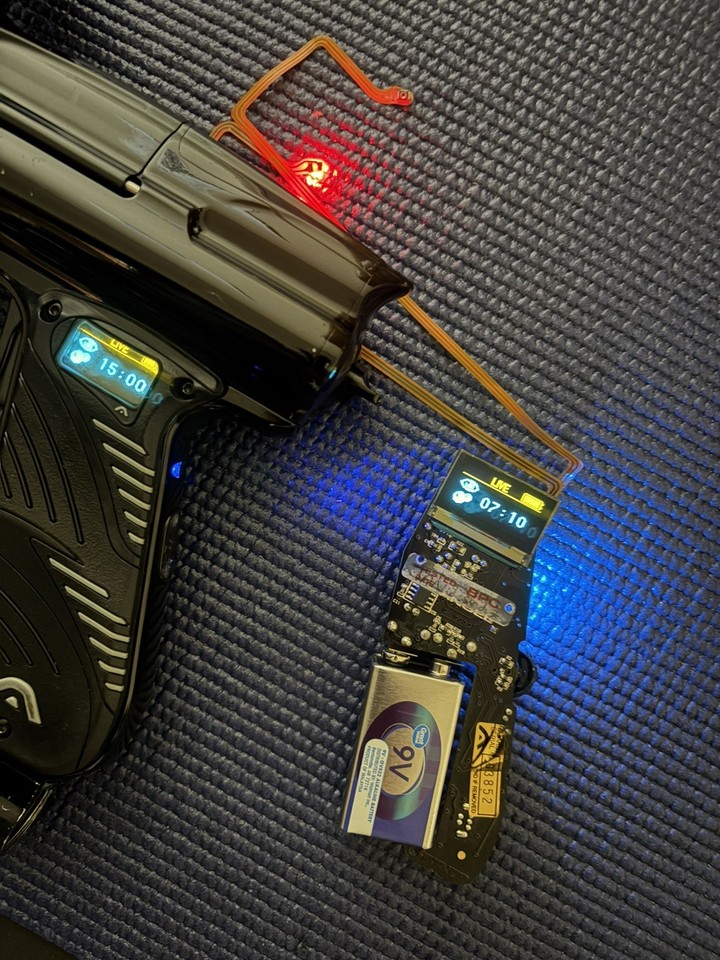 Angel A1/Fly paintball gun/marker + extras 30+bps video fully working ...