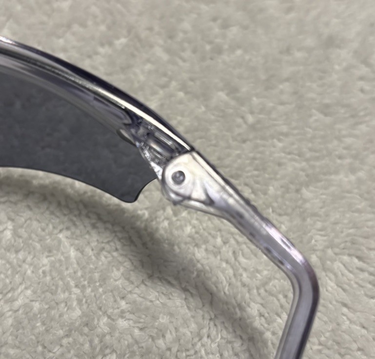 Oakley M Frame Gen 1 Crystal Clear Sunglasses - Blue Iridium Hybrid ...