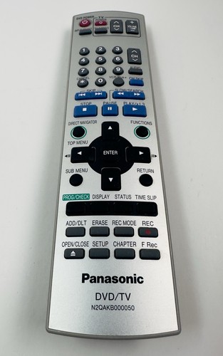 Panasonic N2QAKB000050 DVR TV Remote Control DMR-E55, DMR-E55S, DMR ...