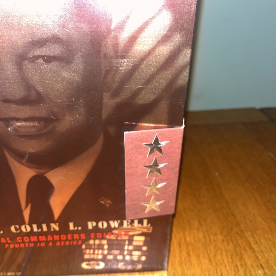 GI Joe Classic Gen Colin Powell Historical Commanders Figure Boxed Rare ...