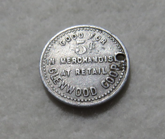 GLENWOOD UAH CO OP (MORMON TEMPLE) 5¢ TOKEN | eBay
