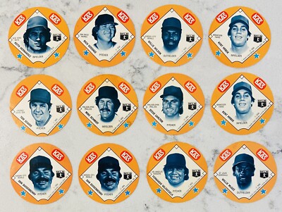 12 - 1985 KAS Potato Chips Snack Time Disc Carlton Schmidt Seaver McGee ...