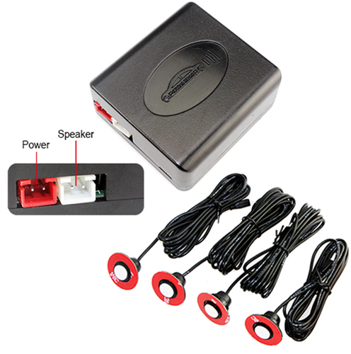 4 Sensors Parking Sensor Car Backup Reverse Radar System Alarm Kit 16mm ...
