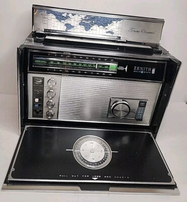 VTG Zenith Trans Oceanic RD7000Y 11 Band Transistor Radio w/Log Book | eBay