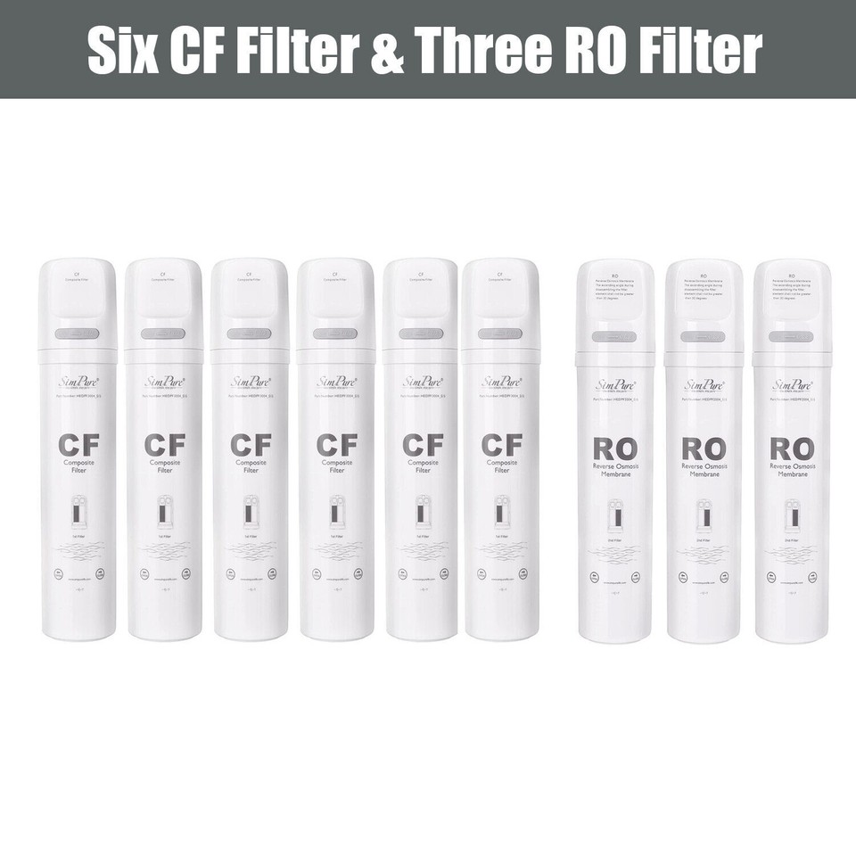 SimPure CF RO Filter Replacement Cartridge For WP1-100 RO Water Filter ...