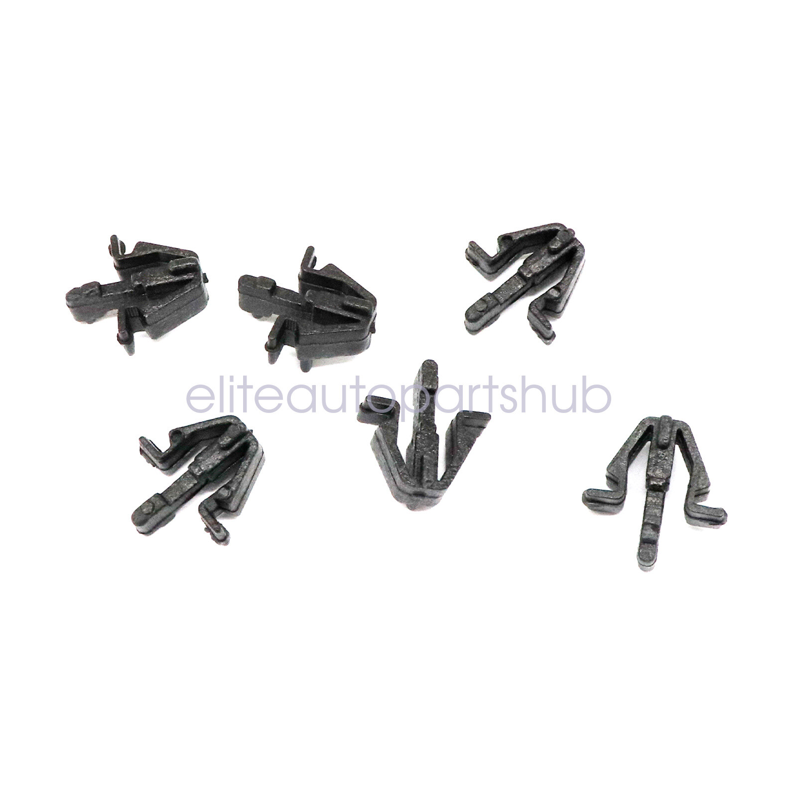 For Isuzu NPR NPR-HD NQR NRR 2008-2020 NEW Set of 6 Grille Clips Black ...