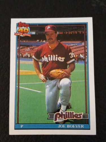 1991 Topps #159 Joe Boever | eBay