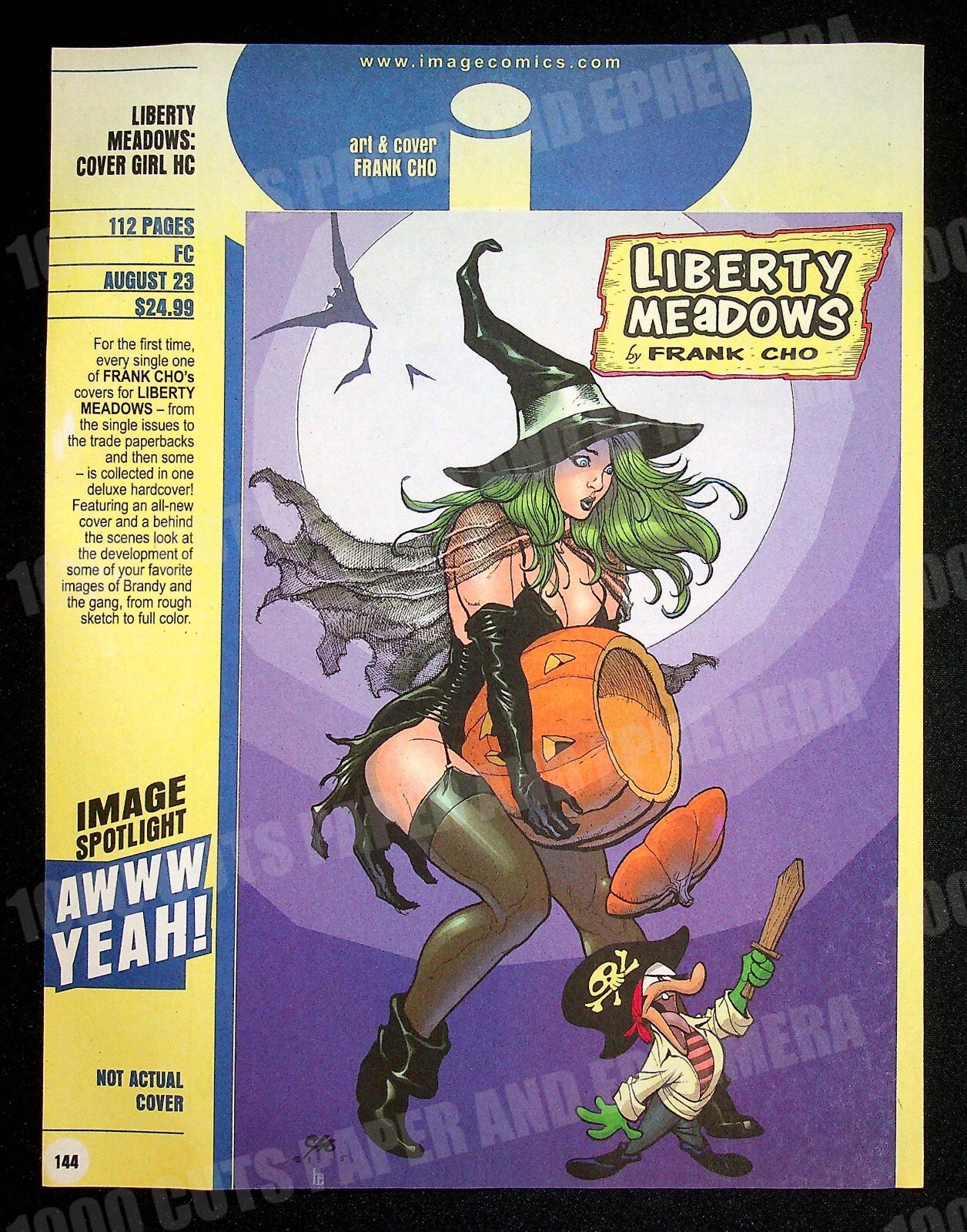Liberty Meadows Witch Image Comics 2006 Trade Print Magazine Ad Poster ADVERT | eBay