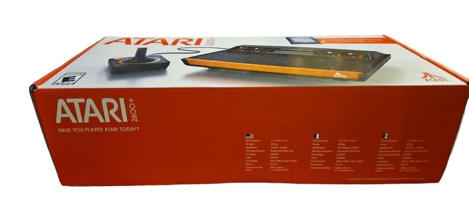 ATARI 2600 + HDMI Retro Game Console 2023 - 10 Games Cartridge Atari ...