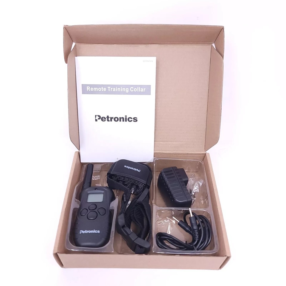 Petronics Remote Control Electronic Dog Training Shock Collar, Model ...