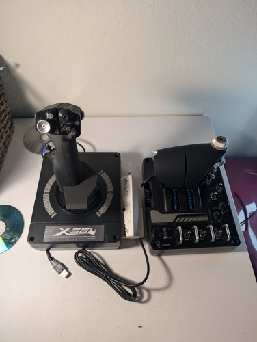 Logitech X56 H.o.t.a.s. RGB Throttle and Stick Simulation Controller ...