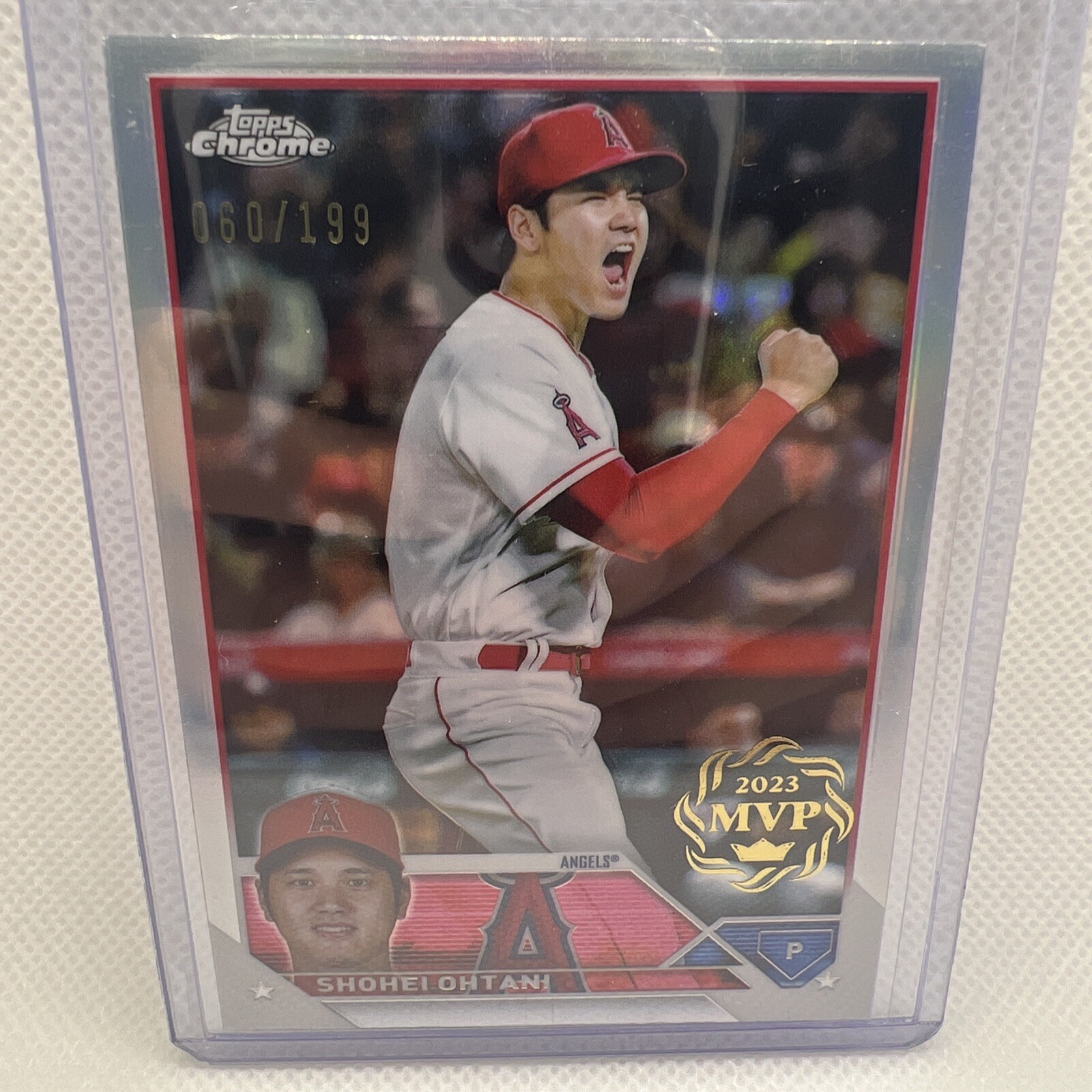 2024 Topps Chrome Shohei Ohtani 2023 MVP Buyback Refractor 060/199 SSP ...