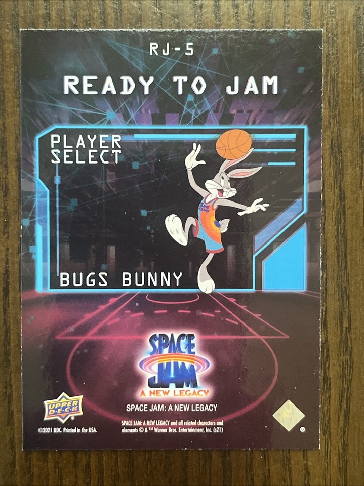 2021 Upper Deck Space Jam Ready to Jam #RJ-5 Bugs Bunny | eBay