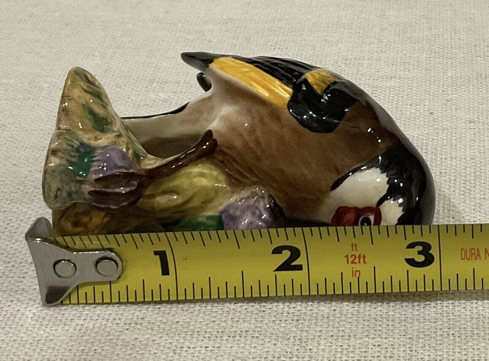 Vintage Beswick Goldfinch Porcelain Bird Figurine Made England #2273 ...