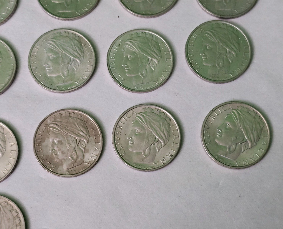 17 Repvbblica Italiana 100 Lire Italy FAO 1945-95, 1993 R-1998 R Coin ...