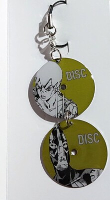 JOJO Stone Ocean DISC Metal Keychain Strap Foo Fighters Araki Jump JP ...