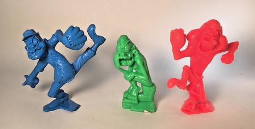 3 Marx Re-issue 1960's Nutty Mads Figures - Football, The Thinker ...