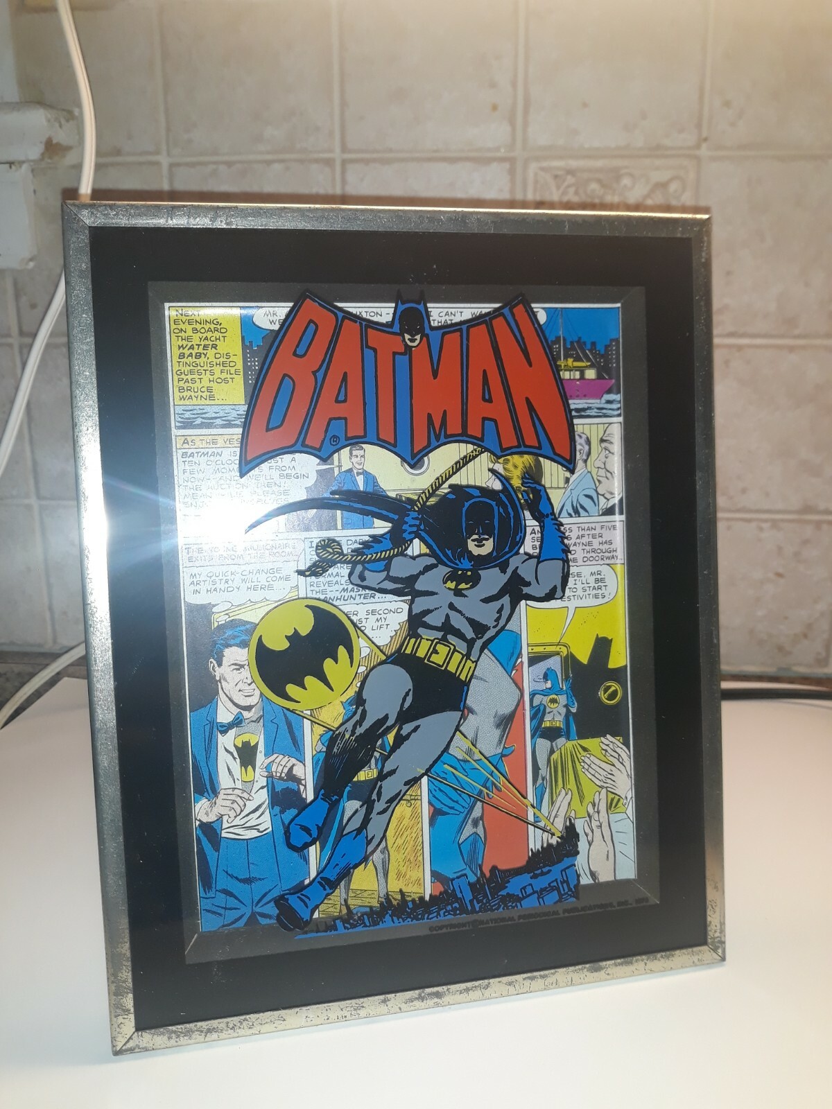 BATMAN FRAMED 3D Art 1973 NATIONAL PERIODICAL PUBLICATIONS DC COMICS ...