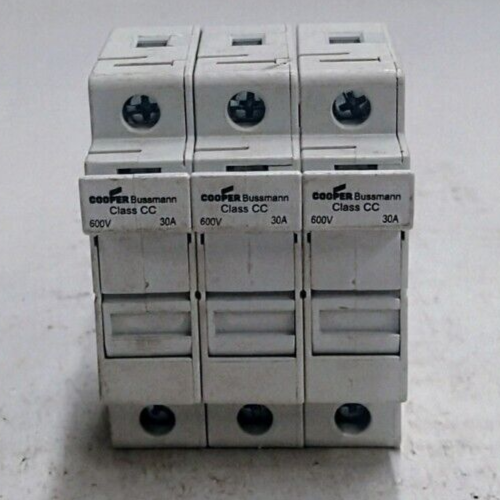 Cooper Bussmann - Fuse Holder Series CHCC 3-Pole Class CC 600V 30A ...