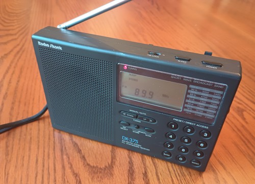 Radio Shack DX-375 Portable AM/SW/FM Multi-Band Stereo Receiver Model ...