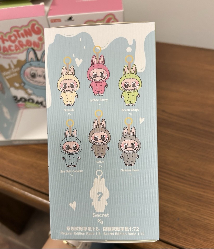 Authentic POP MART Labubu The Monsters Macaron 1 Blind Box WIth QR code ...