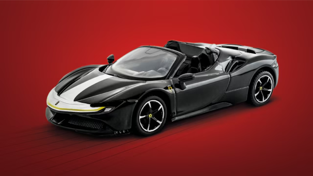2026 NEW Burago Shell V-Power Track Station + Bluetooth Remote Control ...