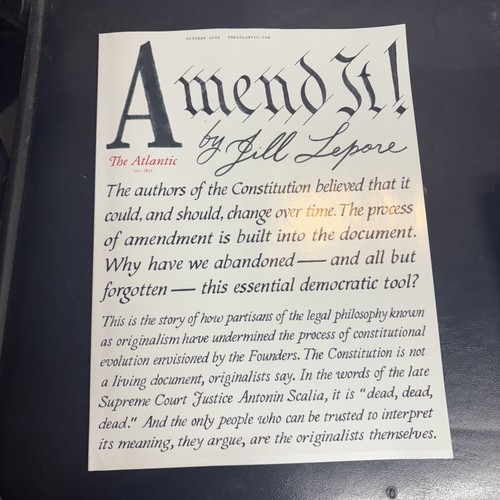 The Atlantic Magazine October 2025 (182-1) | eBay