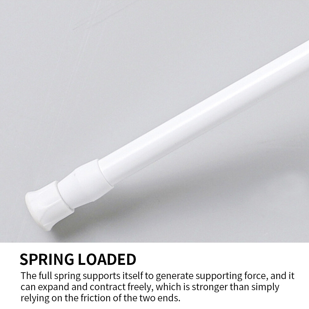 PunchSpring Loaded Extendable Rod Adjustable Telescopic Pole Cupboard ...