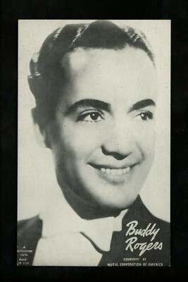 Movie / TV Star Cinema Vintage postcard Buddy Rogers actor | eBay