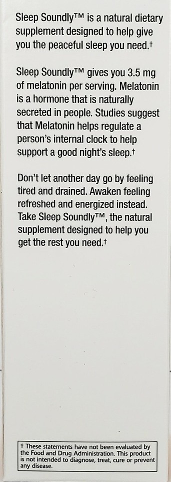 Sleep Soundly Melatonin 3.5mg (Fast Acting Liquid) - 2 fl oz - Exp Date ...
