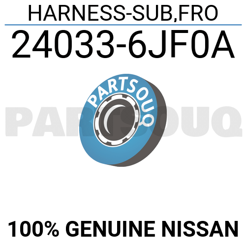 240336JF0A Genuine Nissan HARNESS-SUB,FRO 24033-6JF0A | eBay