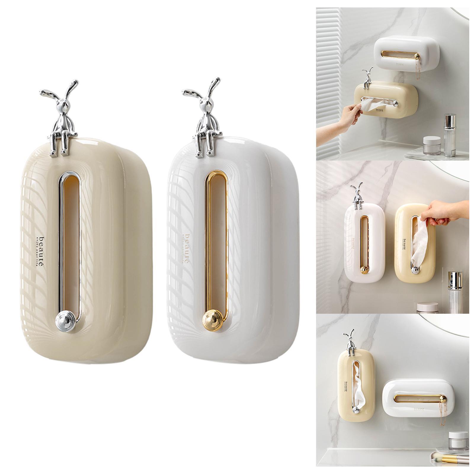 Tissue Box Dispenser Horizontal or Vertical Storage Organizer Tissue ...