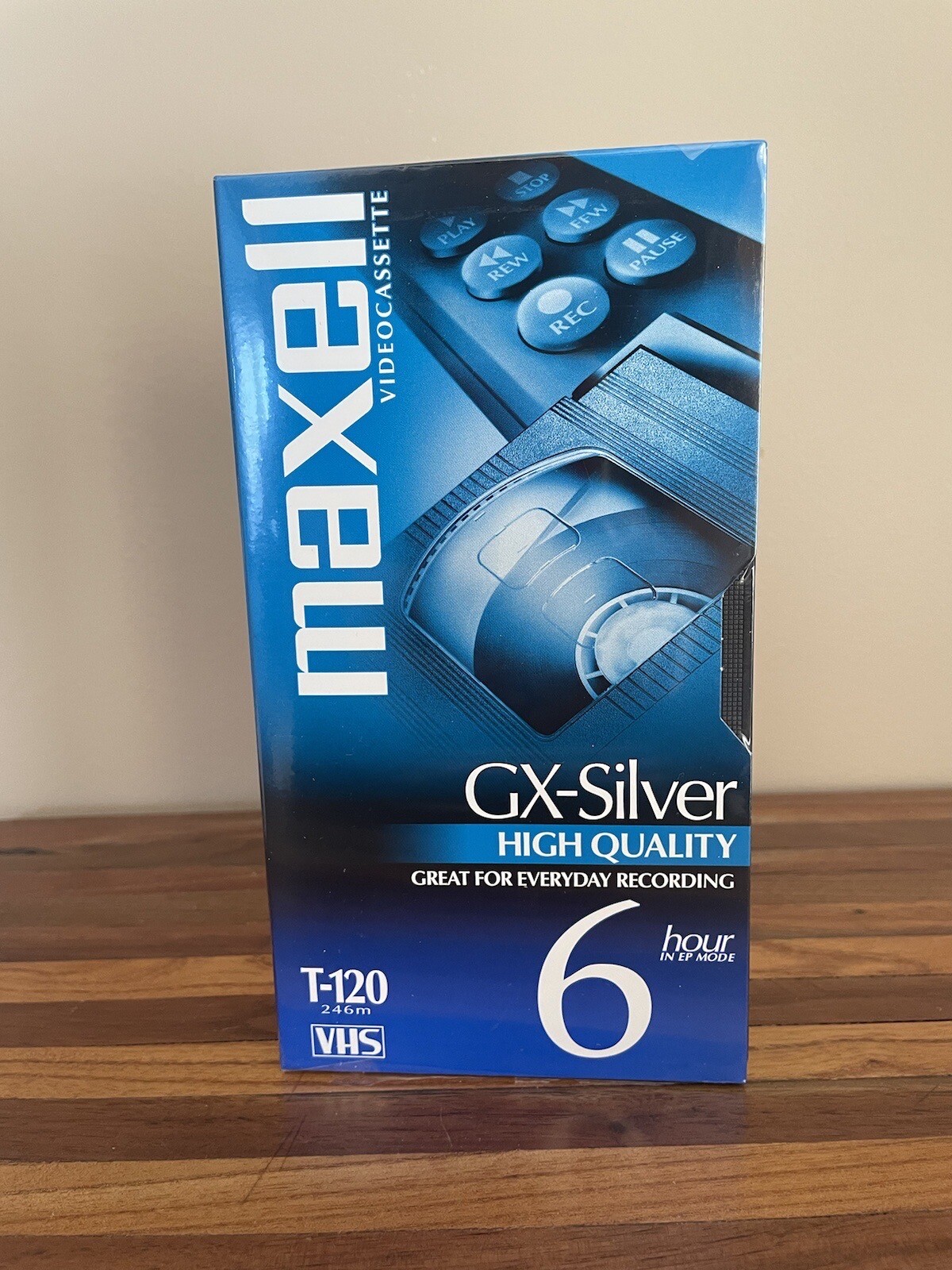 Maxell Video Cassette GX-Silver High Quality 6 hour. NEW SEALED | eBay