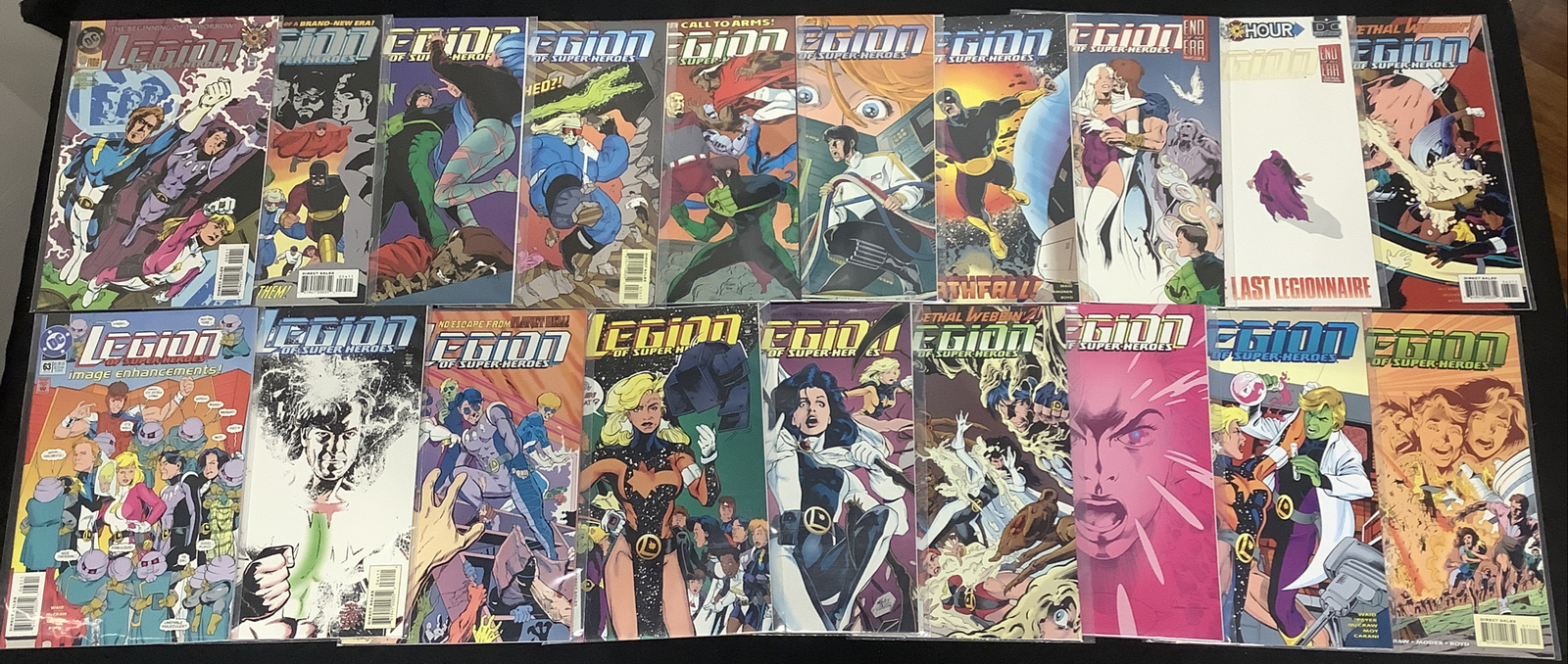 Legion Of Super-Heroes #54-110 + #0 + #1 Million Comic Lot, DC, 1st App ...