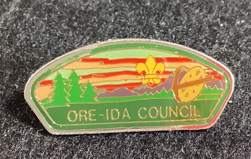 BSA BOY SCOUTS OF AMERICA Pin Vtg 1980s Ore Ida Council Oregon Idaho | eBay