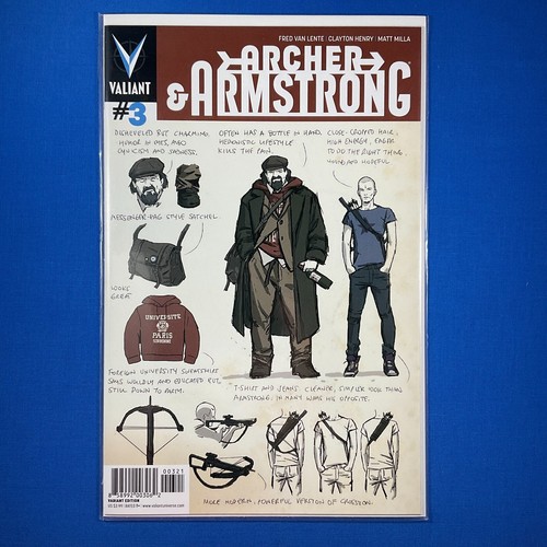 Archer & Armstrong #3 David Aja Variant Cover Valiant Comics ...
