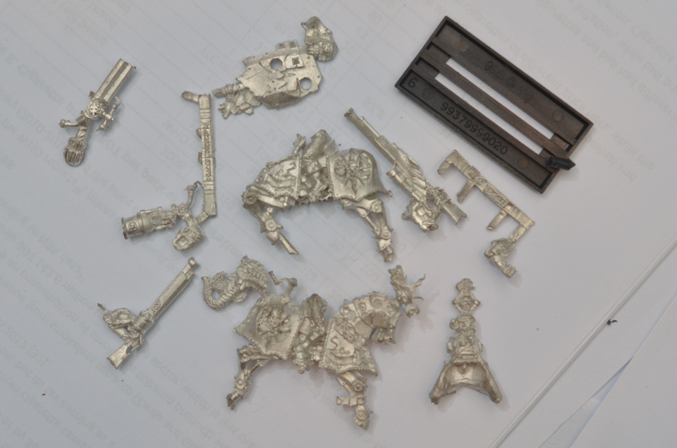 Empire Mounted Engineer on Mechanical Steed Metal Never Painted OOP ...