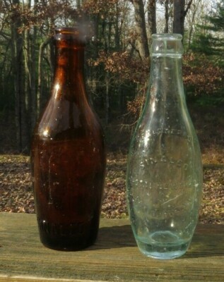 PAIR OF VINTAGE SINALCO SODA BOTTLES LEXINGTON KENTUCKY INCLUDING BROWN ...