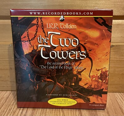 J.R.R. TOLKIEN THE TWO TOWERS AUDIOBOOK ~ Unabridged ~ 14 CDs ~ SEALED ...