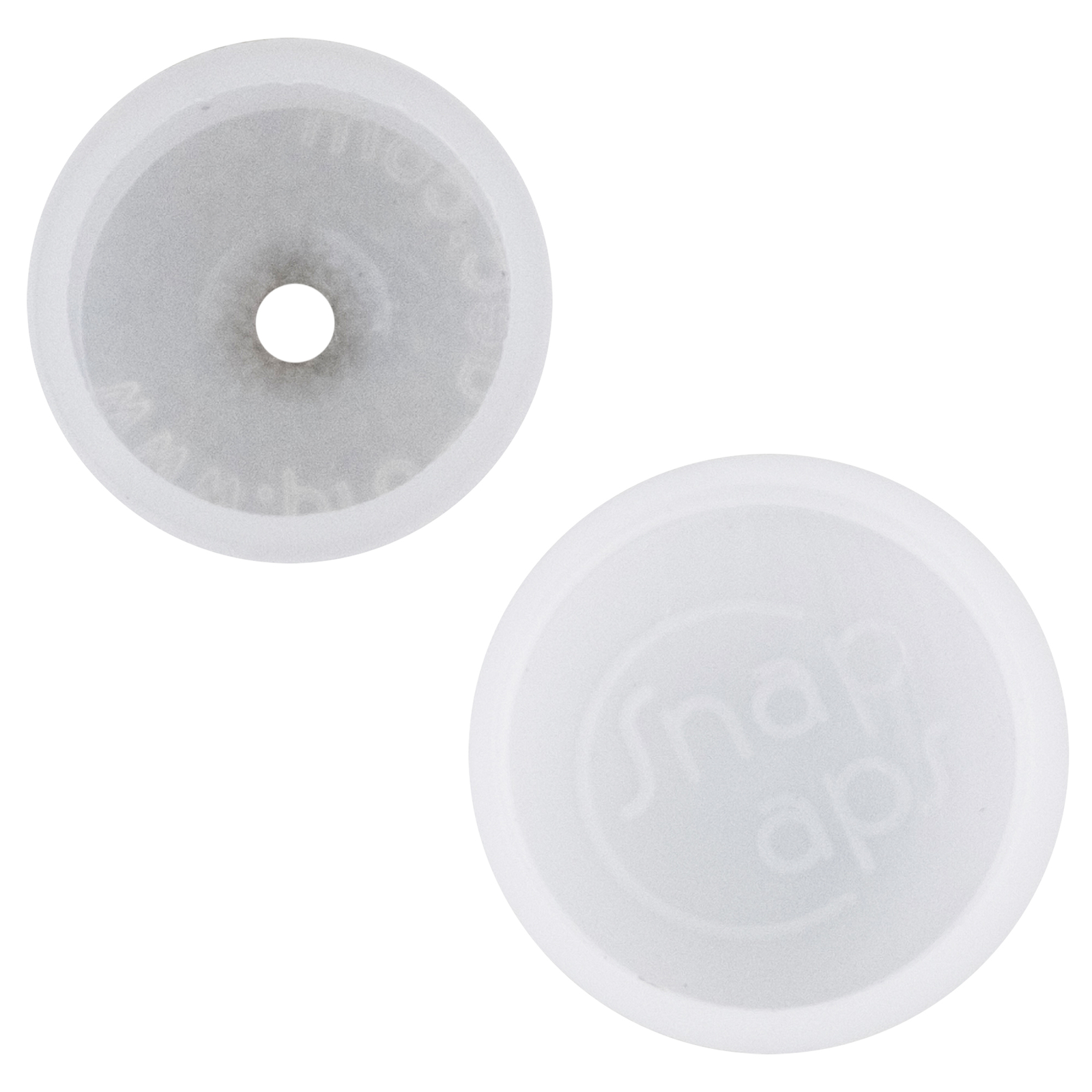 CRL SC91F40-XCP100 White Flat Large Snap Cap Screw Covers - pack of 100 ...