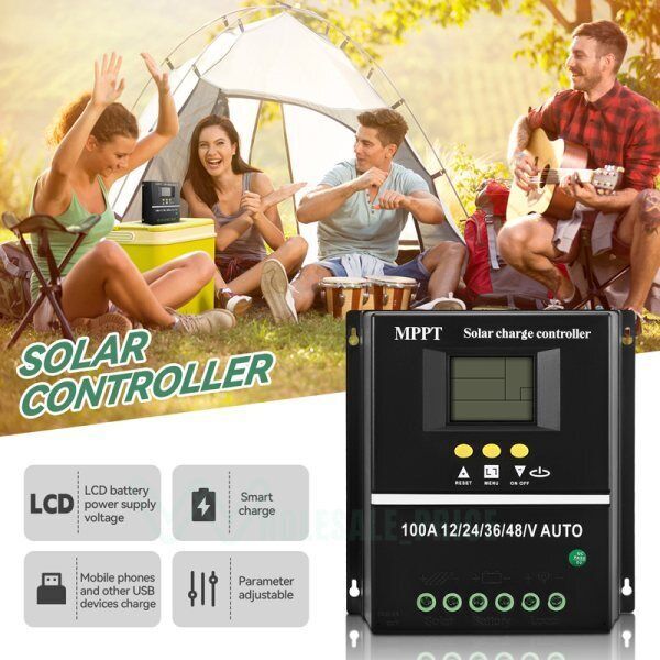4000W 100A MPPT Solar PV Regulators 12V 24V 36V 48V Solar Charge ...
