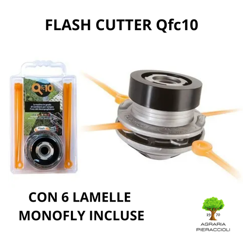 TESTINA UNIVERSALE PER DECESPUGLIATORE FLASH CUTTER QFC10 INNOVATIVA ...
