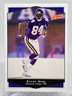 Randy Moss 1999 Upper Deck Victory Football Card #146 Vikings 2nd Year ...