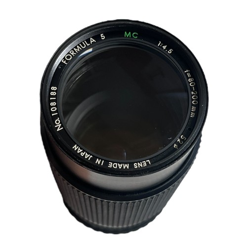 Formula 5 Lens 1:4.5 F=80-200mm MC - Made in Japan Great Condition With ...