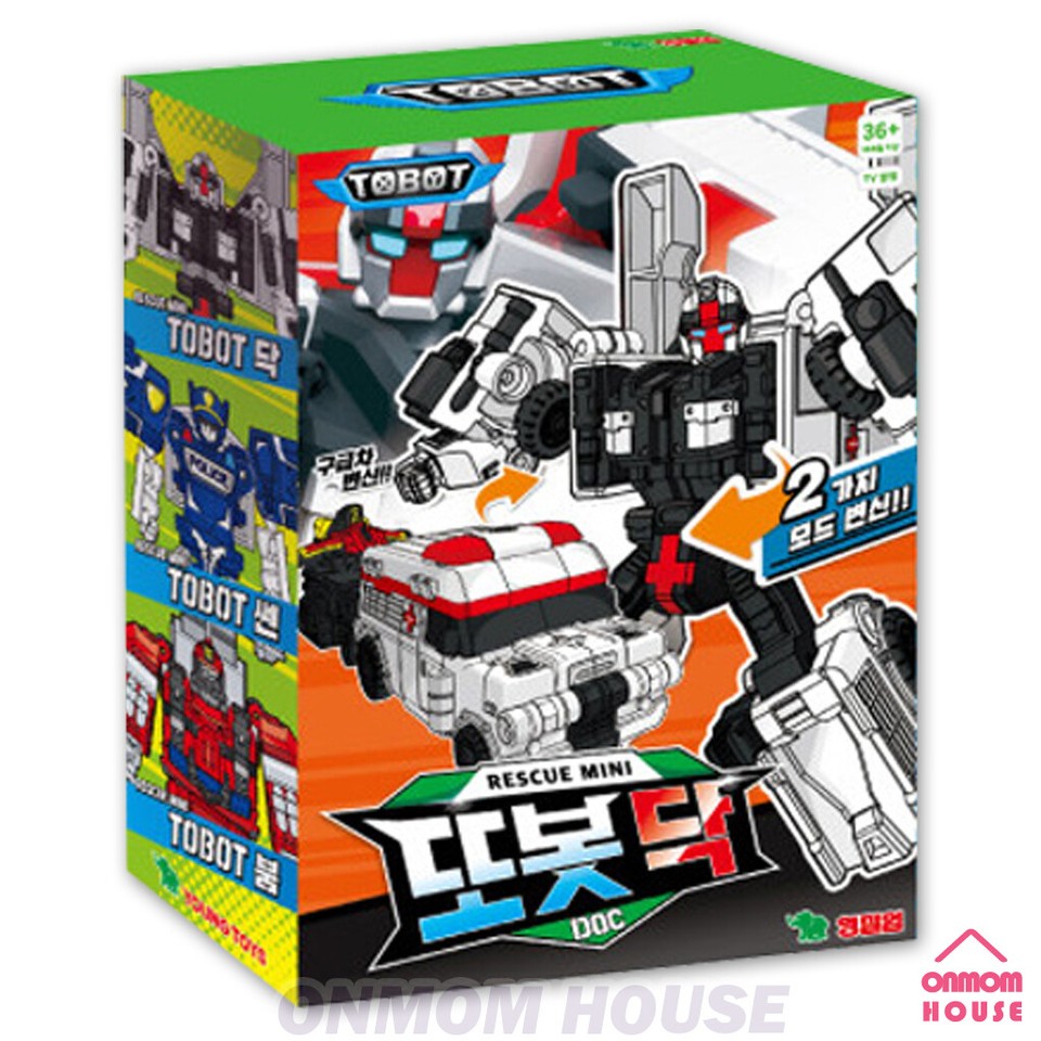 Tobot Mini V X Y X SOS Transformer Robot Figure Collection Korean Toy ...