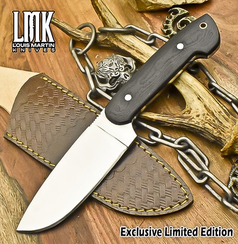 LMK Hand Forged Full Tang Knife ATS-34 Steel Micarta Everyday Carry ...