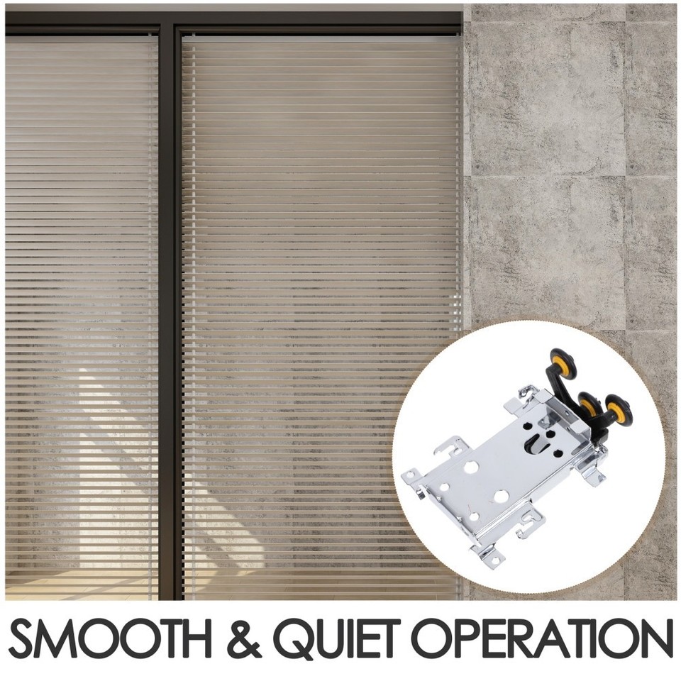 2pcs Sliding Mirror Closet Door Roller Assembly Aluminum Alloy Bottom ...
